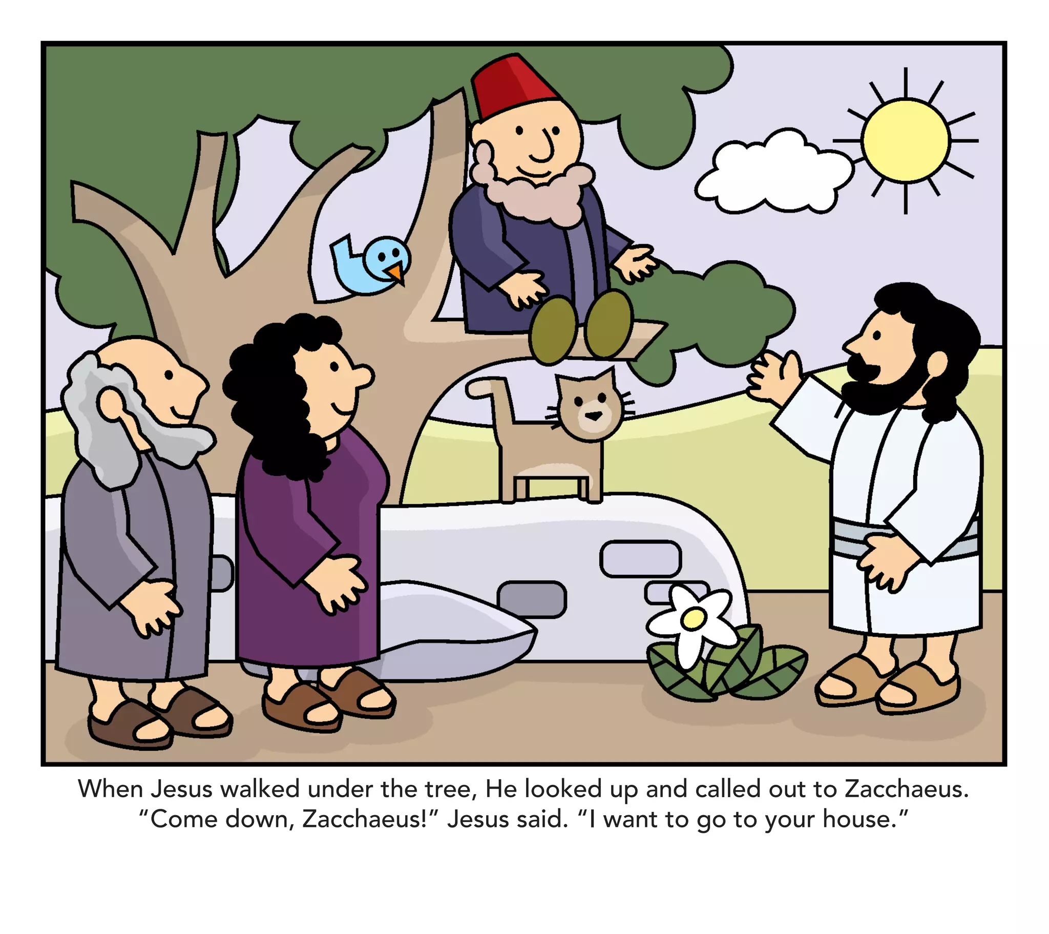 Zacchaeus meets jesus slideshow | PDF