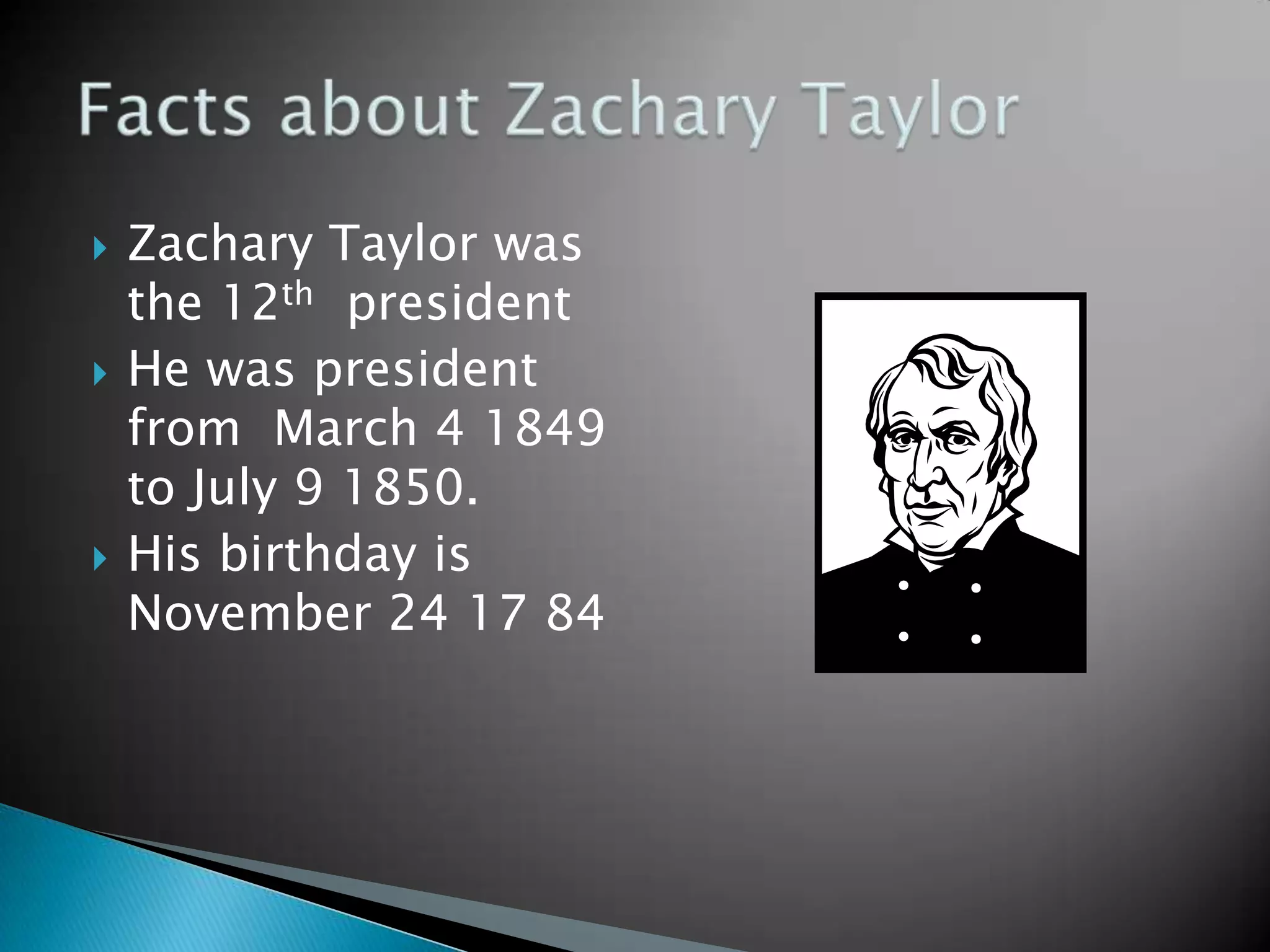Zachary taylor | PPTX