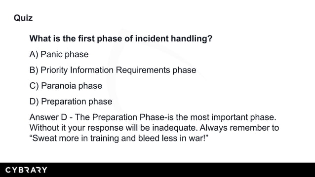 Phases of Incident Response | PPTX
