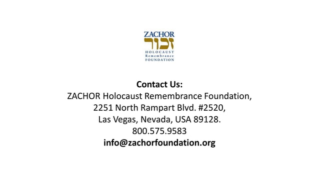 ZACHOR Foundation - Fostering Compassion and Preserving Holocaust Memory.pdf