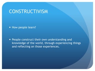 Zack constructivismlearningtheory | PPT