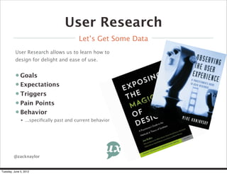User Research & Strategy for UX | PPT