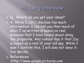 Zac Power by Tom and James | PPT