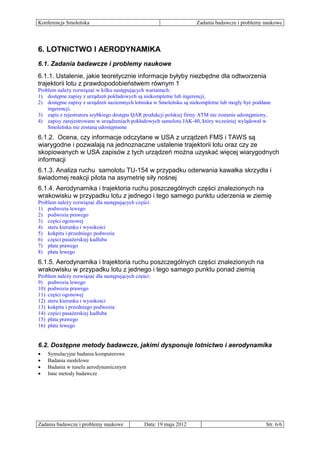 Zadania badawcze i problemy naukowe | PDF