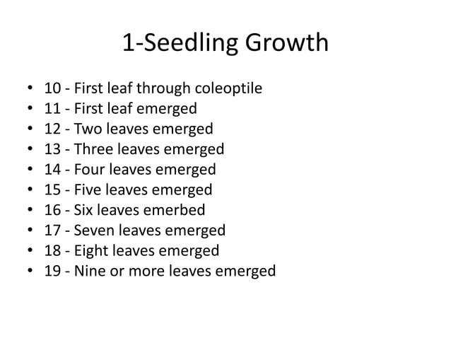 Zadoks Scale or system for plant growth | PPTX