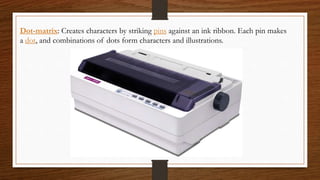 Touch-screens, printers, projectors and sensors | PPTX