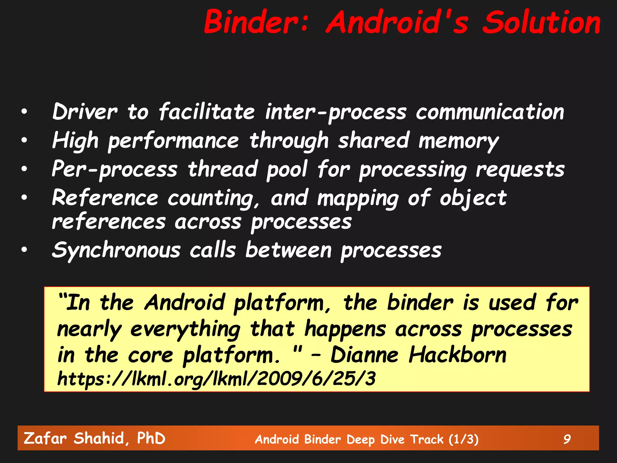 Android Binder: Deep Dive | PPTX