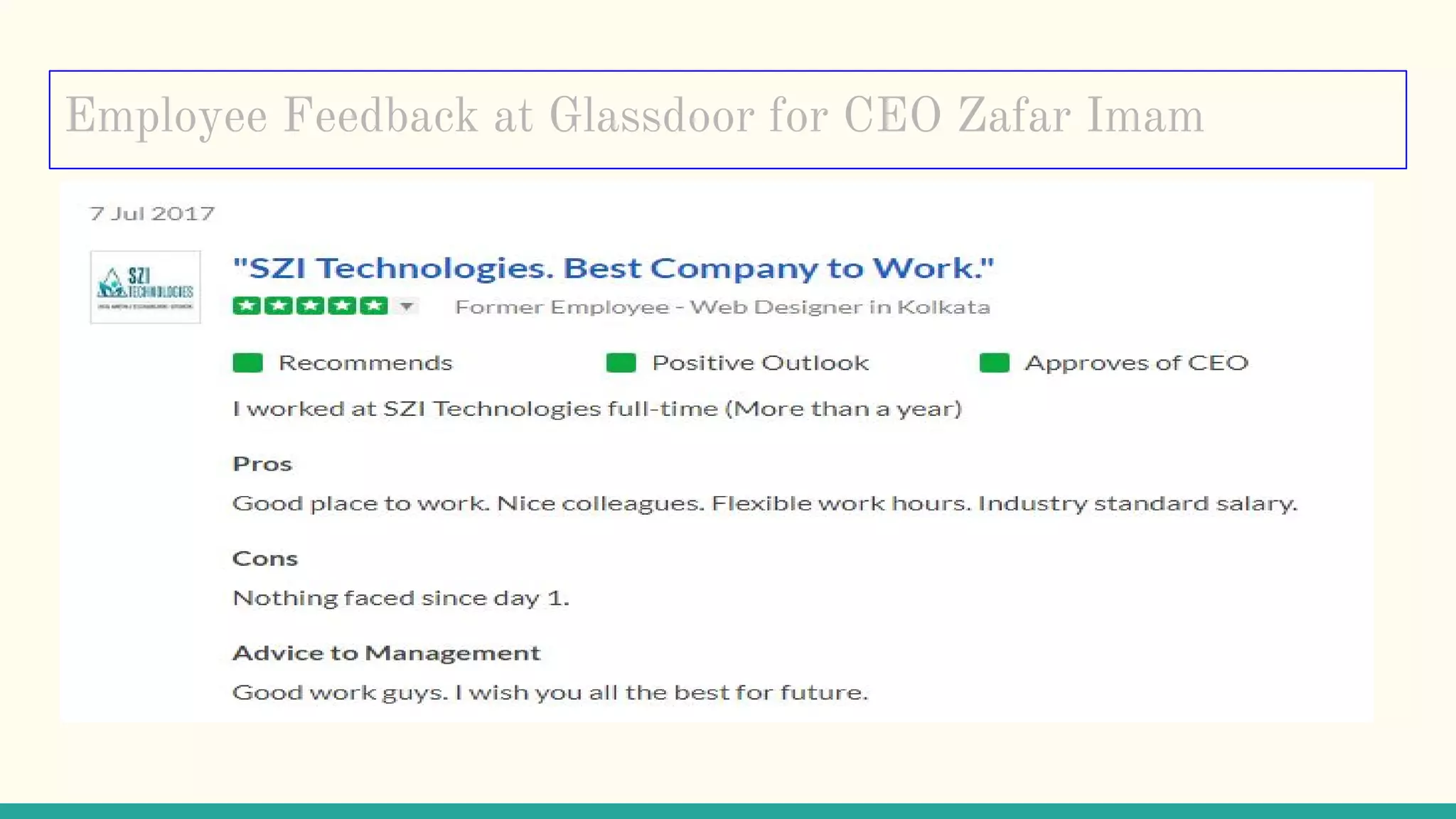 Zafar iman of szi technologies | PDF