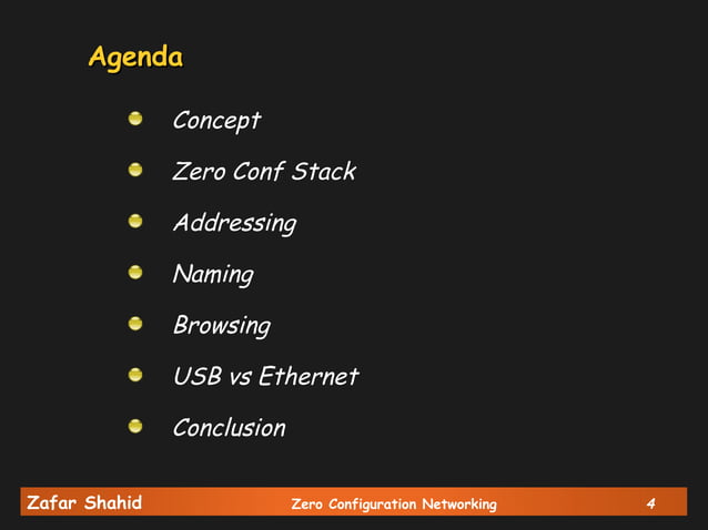 Zero Configuration Networking | PPT