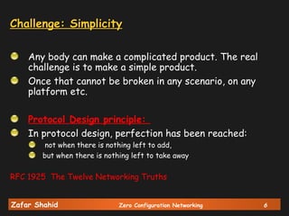 Zero Configuration Networking | PPT