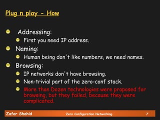 Zero Configuration Networking | PPT