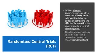 Random Clinical Trials | PPTX | Medical Tests | Medical Health