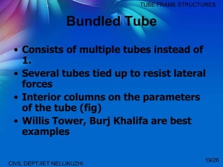 Tube Frame Structures:An overview | PPTX