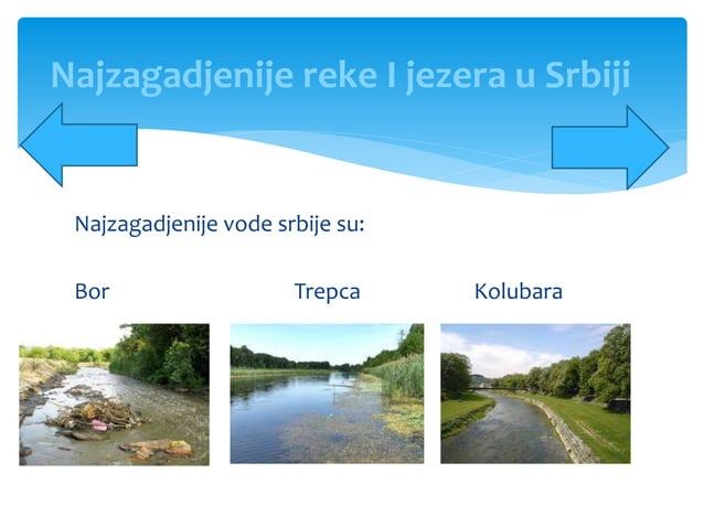 Zagadjenje reka i jezera | PPTX