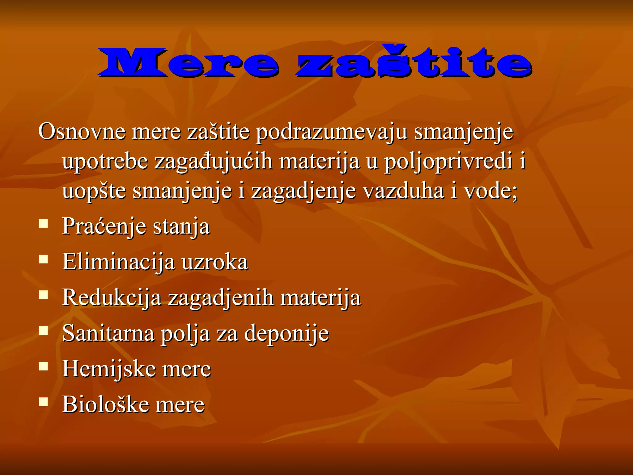 Zagadjenje zemljista | PPT