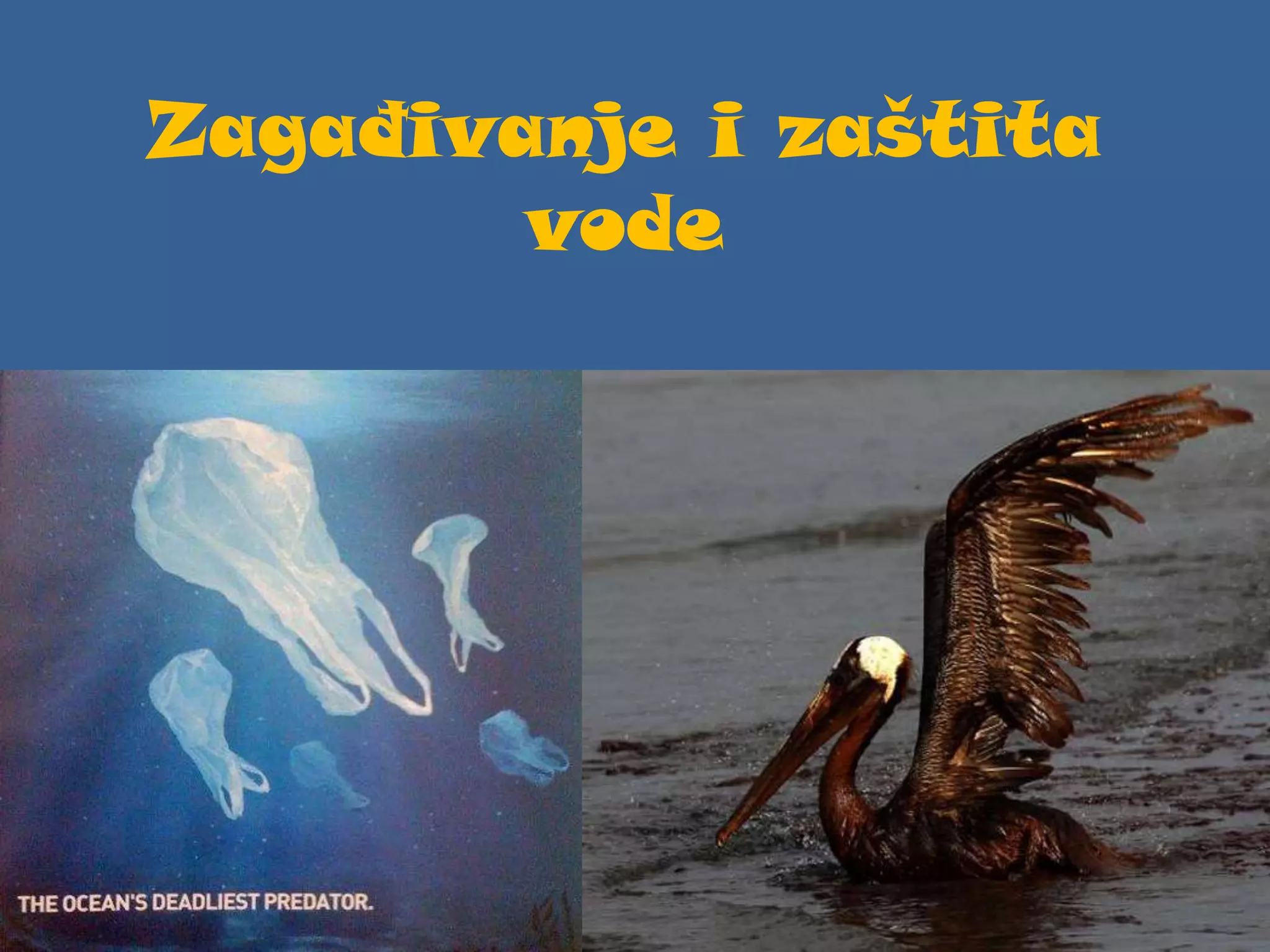 Zagadjivanje vode | PPTX