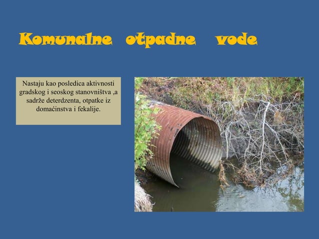 Zagadjivanje vode | PPTX