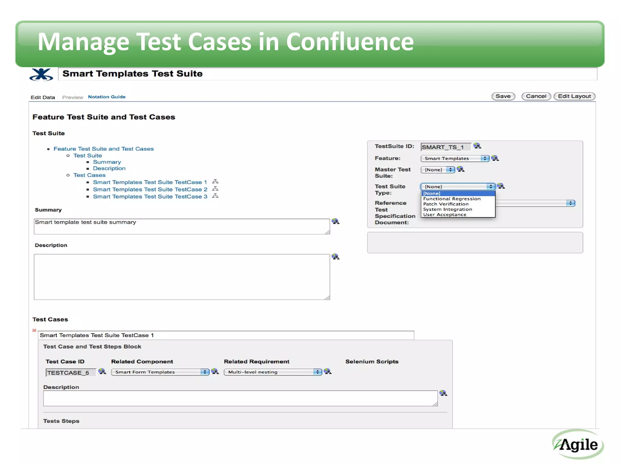 Selenium Integration With Confluence And Jira Using Zagile Teamwork Ppt