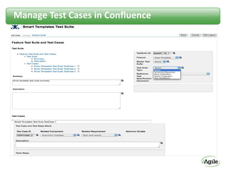 Selenium integration with Confluence and JIRA using zAgile Teamwork | PPT