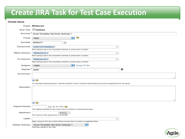 Selenium integration with Confluence and JIRA using zAgile Teamwork | PPT