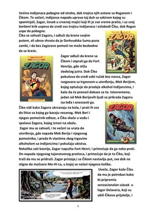 Zagor - KOMPLETAN HRONOLOŠKI POPIS AVANTURA (Avanture 1 -30) | PDF