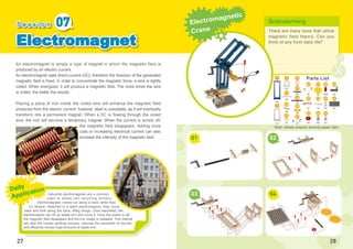 #1237 Electromagnetism and Motor Student workbook | PPT
