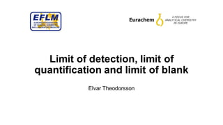 LOB LOD LOQ for method validation in laboratory | PDF