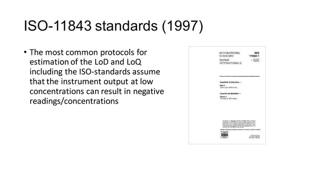 LOB LOD LOQ for method validation in laboratory | PDF | Physics | Science