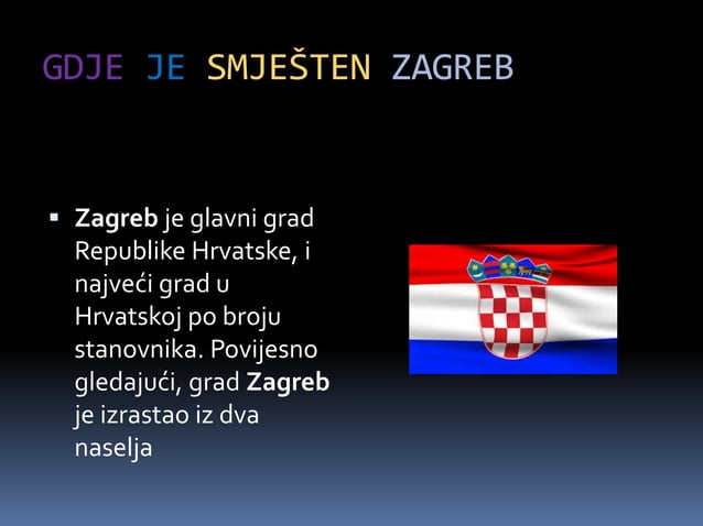 Zagreb- moj grad | PPTX