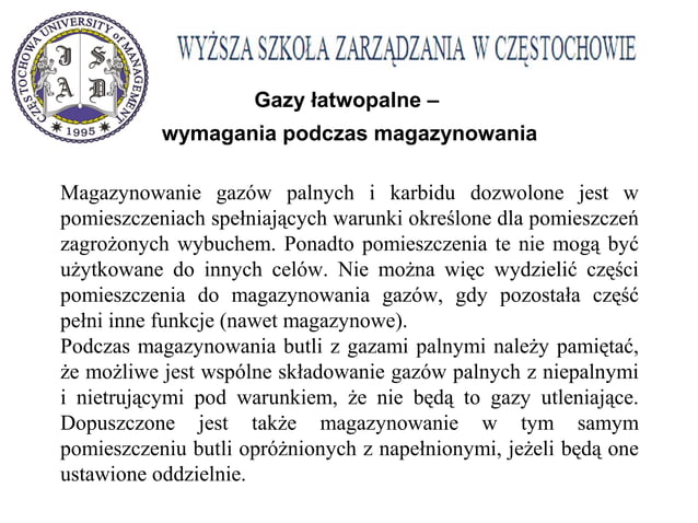 Zagro enia po_arowe_materia_by niebezpieczne. | PPT