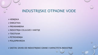 zagadjivanje vode | PPTX