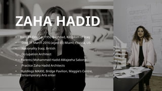 Zaha Hadid............................pptx