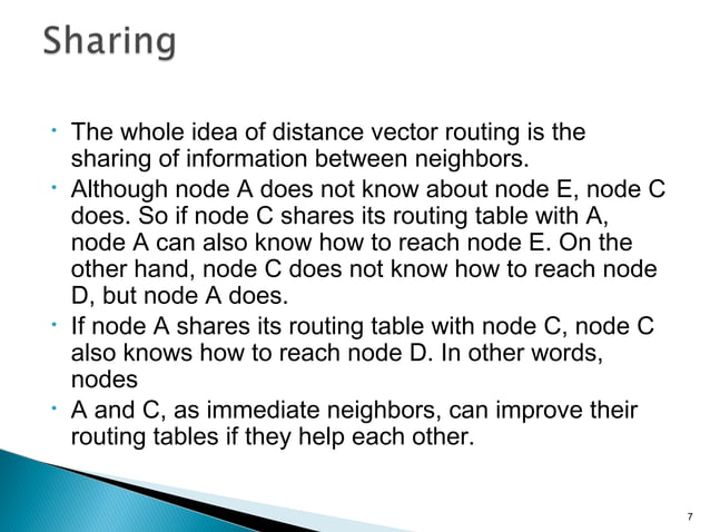 Zaharaddeen karami lawal distance vector routing | PPT | Computer ...