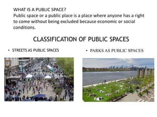 urban public space | PPTX