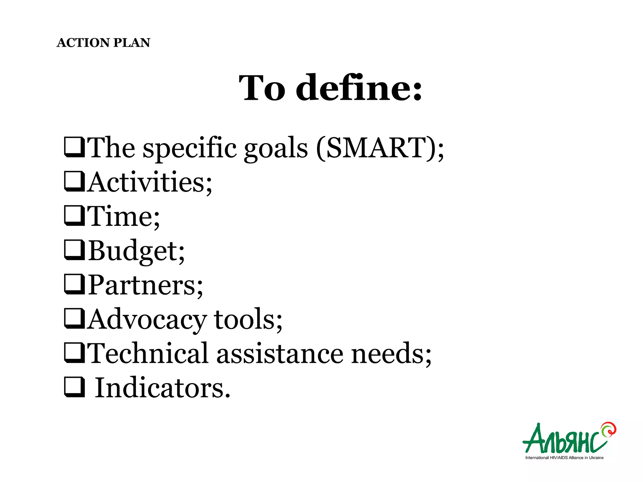Developing action plan | PPT