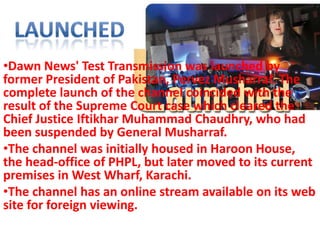 Dawn News Channel | PPTX