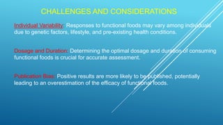 Testing Efficacy of Functional Foods | PPT