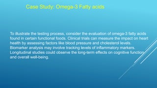 Testing Efficacy of Functional Foods | PPT