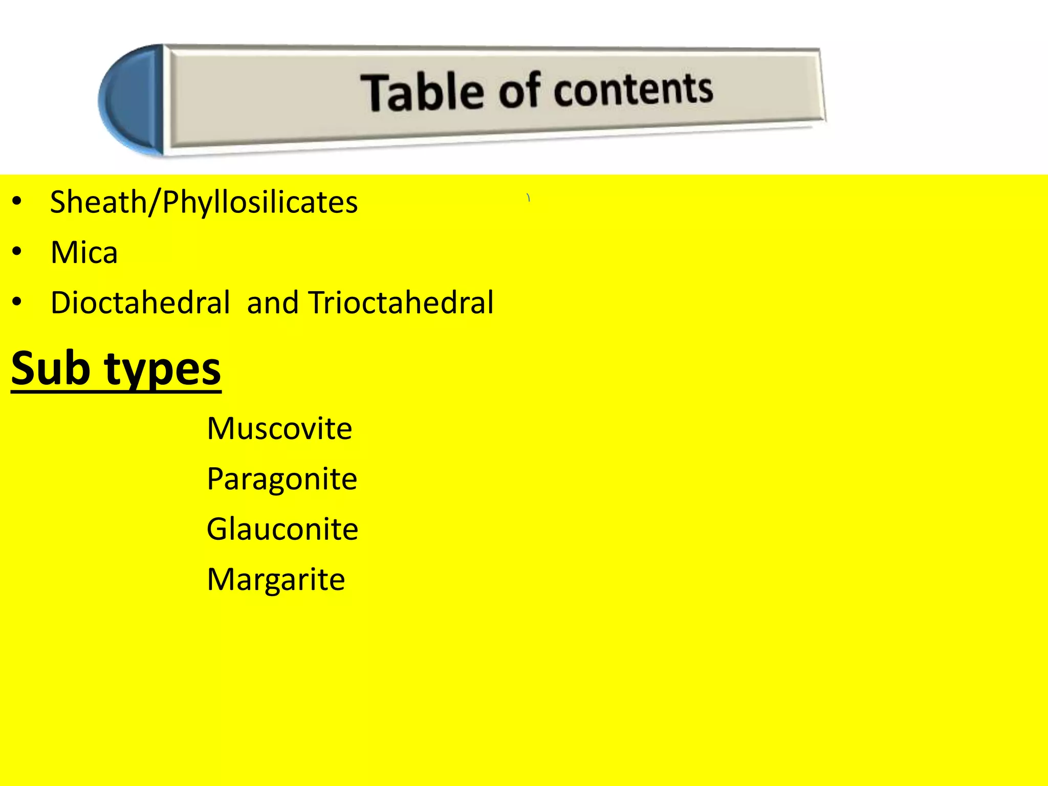 Mica and its various types | PPTX