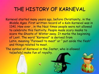 Karneval | PPTX