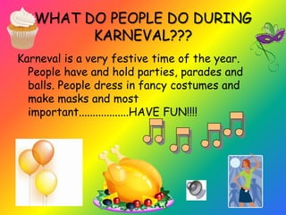 Karneval | PPTX