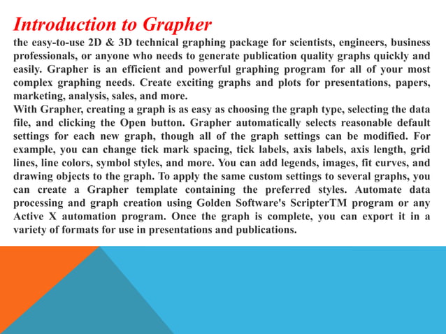 A GUIDE FOR USING A SOFTWARE TO PLOT THE GRAPHS IN ARTICLES ( GRAPHER ...