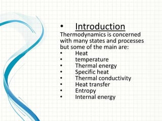 THERMODYNAMICS | PPTX