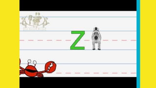 Letter Z z slideshow for ESL kids | PPTX