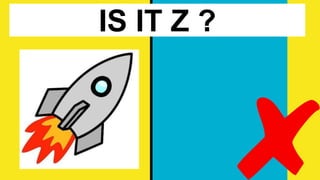 Letter Z z slideshow for ESL kids | PPTX