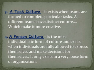 Organisational Culture | PPTX