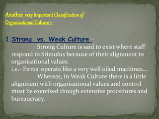 Organisational Culture | PPTX