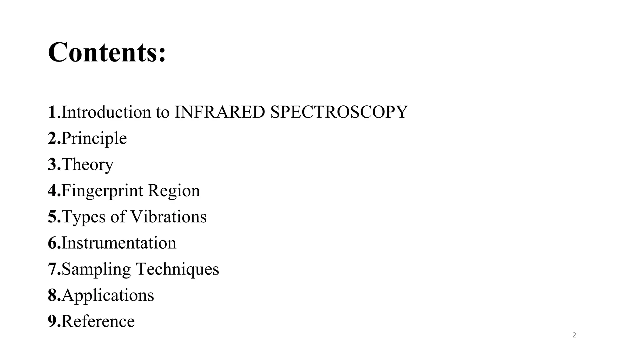 Infrared spectroscopy | PPT