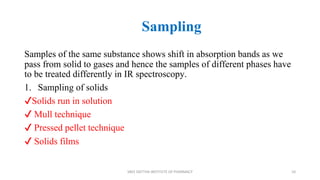 Infrared spectroscopy | PPTX | Chemistry | Science