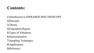 Infrared spectroscopy | PPTX | Chemistry | Science